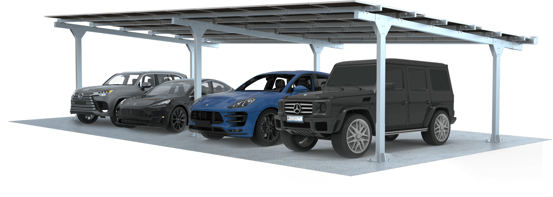 Modular Commercial Solar Carport - Umax Energy